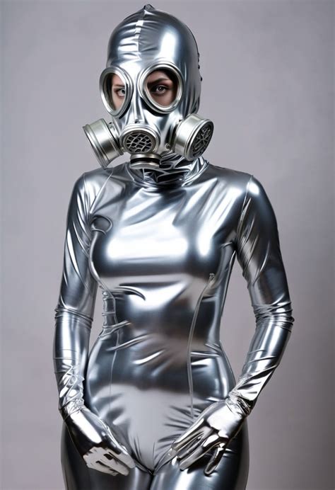 Hazmat Suit Brunette In High Heel Boots Stable Diffusion Online
