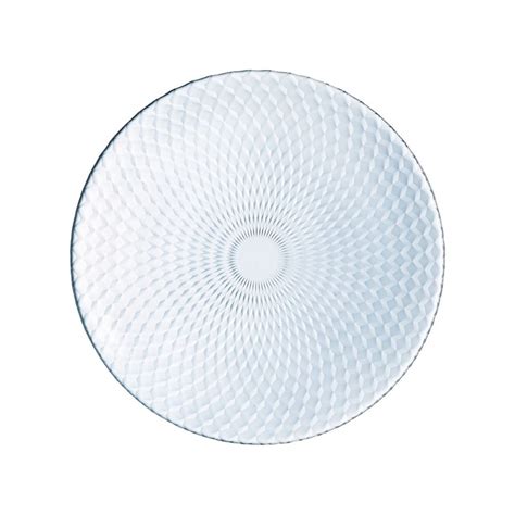 Luminarc Pampille Assiette Plate en Verre Transparent Transparent (Ø 25 ...