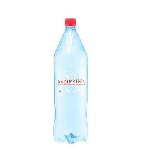 Питьевая вода в бутылях "Sanprima" 1,5 л. с доставкой