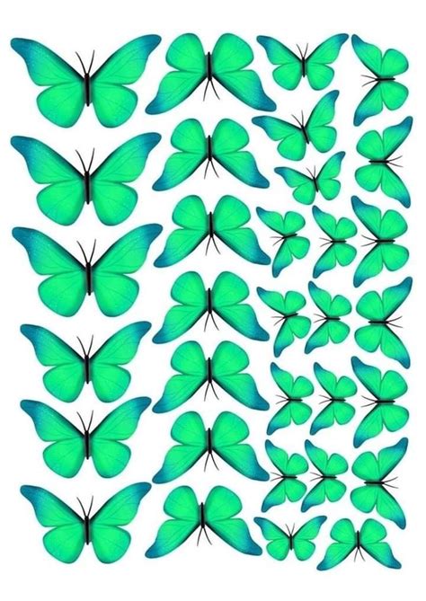 Пин от пользователя Monica Montaño на доске Imágenes Reposteras Бумажные венки Шаблон бабочка