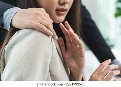 Sexsual Harassment Workplace Unhappy Female Employee Stock Photo Shutterstock