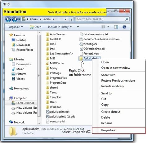 A Lab Exercises To Share Folders With Other Users On Your Network