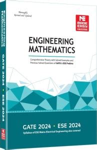 Engineering Mathematics For Gate ESE Prelims Previous Years Buy Engineering