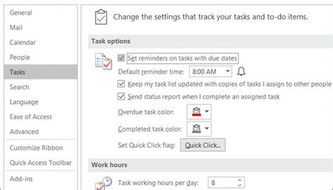 How To Set Reminders On Tasks With Due Dates In Outlook Excelnotes
