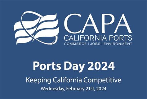 Isc Is Pleased To Join California Association Of Port Authorities Capa