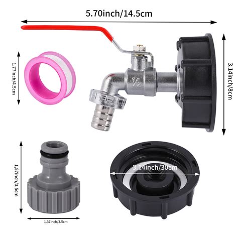 1 2″ Ibc Tank Fittings Ibc Tank Adapter Connector Ibc Ball Valve 1 2″ Leakproof Brass Ibc