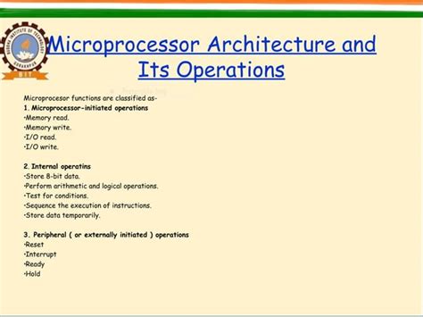 ppt of unit 1 of microprocessor and microcontroller ppt