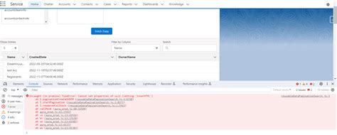 I Am Getting Below Error While Using This Reusable Datatable Component