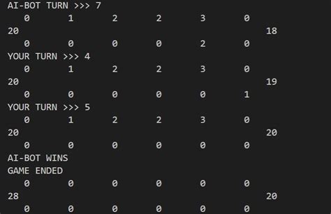 Github Priyansh 15mini Max Algorithm Based Mancala Board Game Implementation Of Mancala