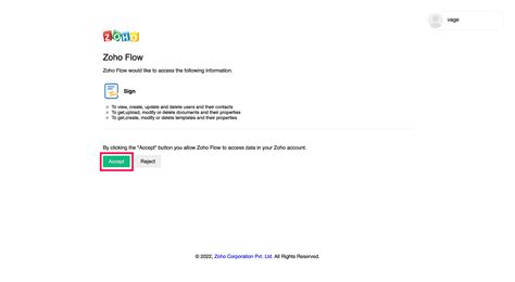 Zoho Sign Integration With Zoho Flow