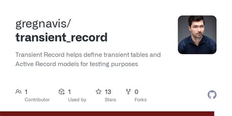 transient record create transient tables and active record models when