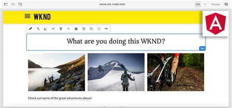 Getting Started With The Aem Spa Editor And Angular Adobe Experience