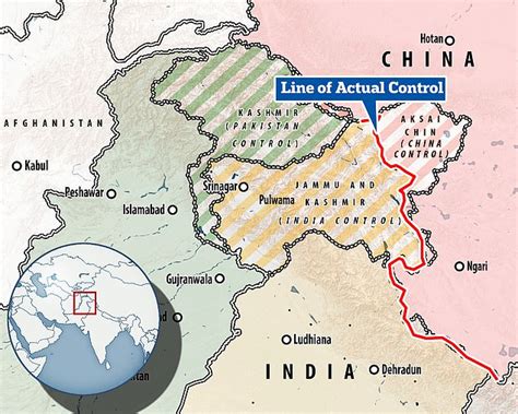 India Deploys Another 50000 Troops To Its Disputed Border With China Daily Mail Online