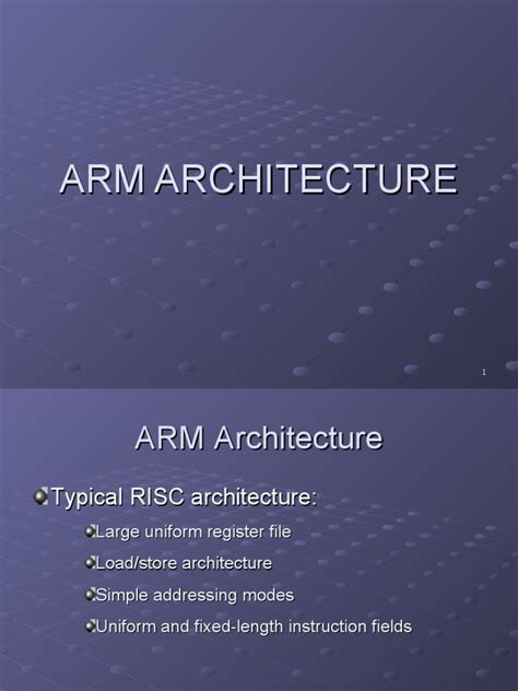 Arm Architecture Arm Architecture 64 Bit Computing