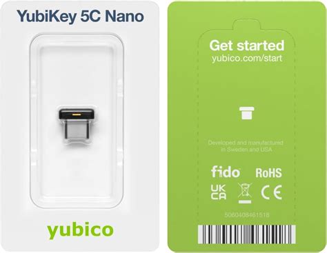 Yubico Yubikey 5c Nano Usb C Two Factor Authentication Key In Nepal At