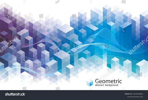 Geometric Modern Pattern Urban Architecture Abstract Stock Vector Royalty Free 2410156651
