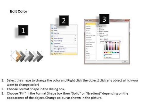 ppt template 3d linear procedure to show 6 create powerpoint macro