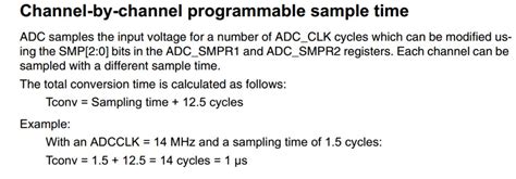stm32 about adc clock frequency and sampling time settings programmer sought