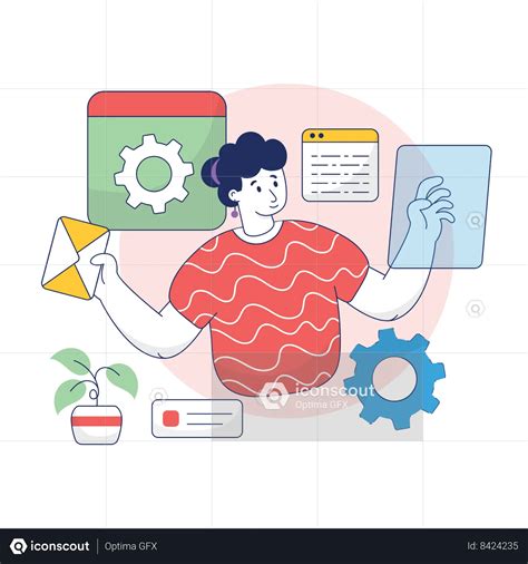 Female Content Writer Animation Free Download Design And Development Animations Iconscout