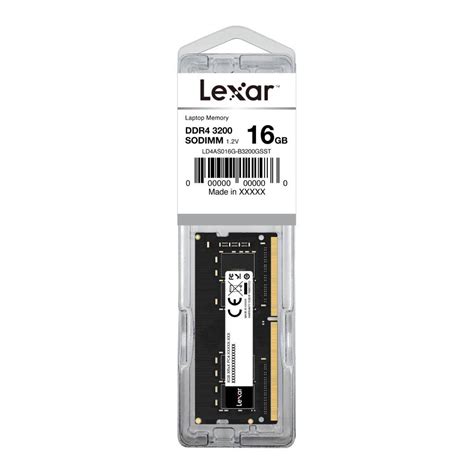 แรมโน้ตบุ๊ค Lexar Ram Notebook Ddr4 16gb3200mhzcl22 So Dimm