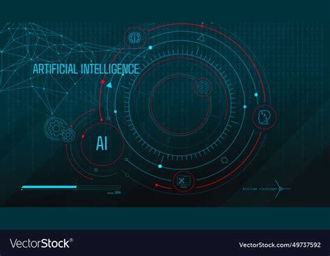 Artificial Intelligence Computing Technology Is Vector Image