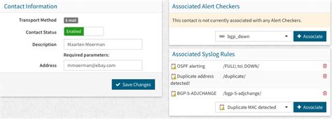 Syslog Alerting Observium