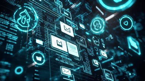 Digital Communication Network Interface Stock Image Image Of Internet Application 356737101