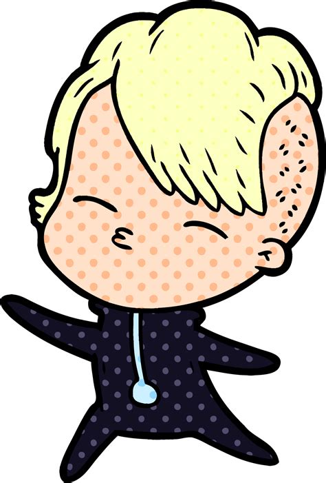 Cartoon Squinting Girl 39849815 Png