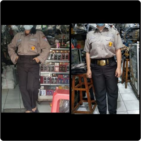 Jual Seragam Satpam Setelan Pdh Security Coklat 2021 Shopee Indonesia