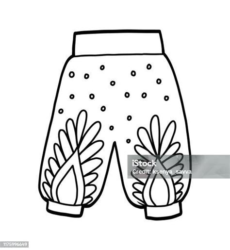 สมุดระบายสี กางเกงผู้หญิงฮาเร็ม ภาพประกอบสต็อก ดาวน์โหลดรูปภาพตอนนี้