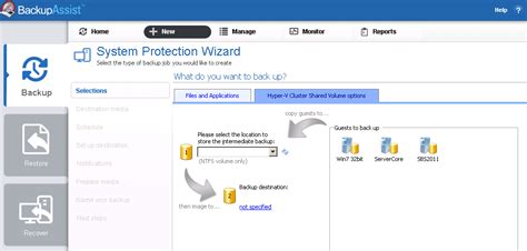 System Protection For Hyper V Backupassist