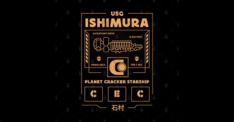 Planet Cracker Ishimura Dead Space Sticker Teepublic