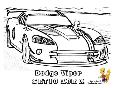 Srt Viper Coloring Pages