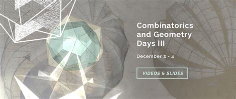 Laboratory Of Combinatorial And Geometric Structures Combinatorics And Discrete Geometry At Mipt