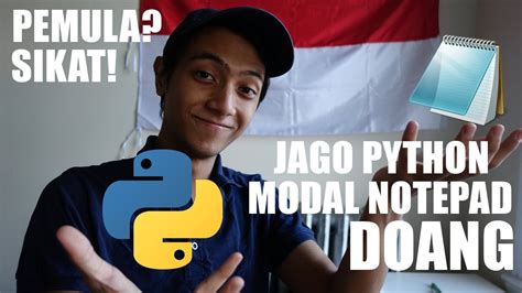 belajar python 3 cuma pake notepad fungsi and module mata uang