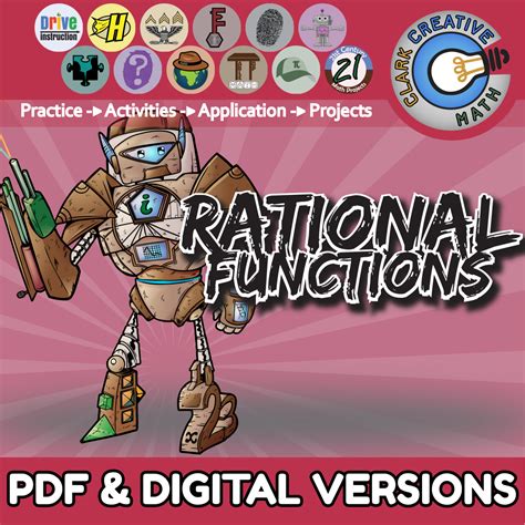 Rational Functions Unit Bundle Clark Creative Education