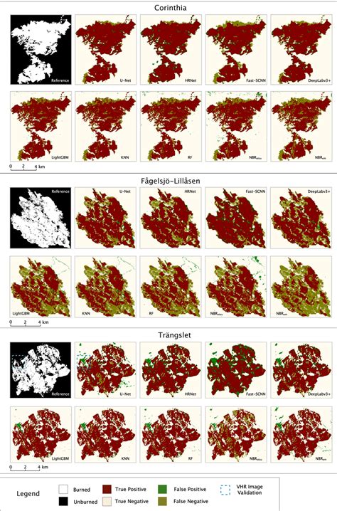 Burned Area Detection Results Using Various Methods With Sentinel 2 Data Download Scientific