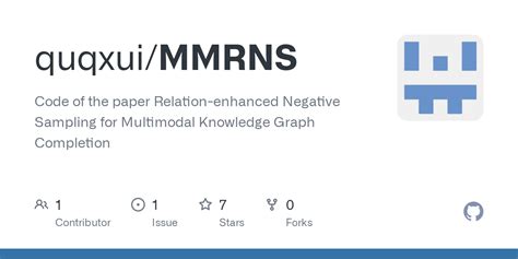 Github Quqxuimmrns Code Of The Paper Relation Enhanced Negative