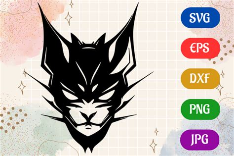 Wildcat Black And White Logo Vector Gráfico Por Creative Oasis · Creative Fabrica
