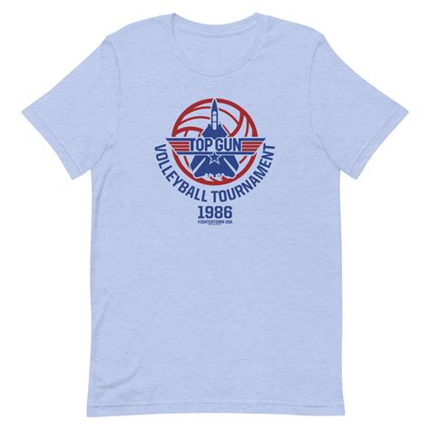 Top Gun Fighter Town Usa Tournoi De Volleyball De 1986 Unisexe T Shirt