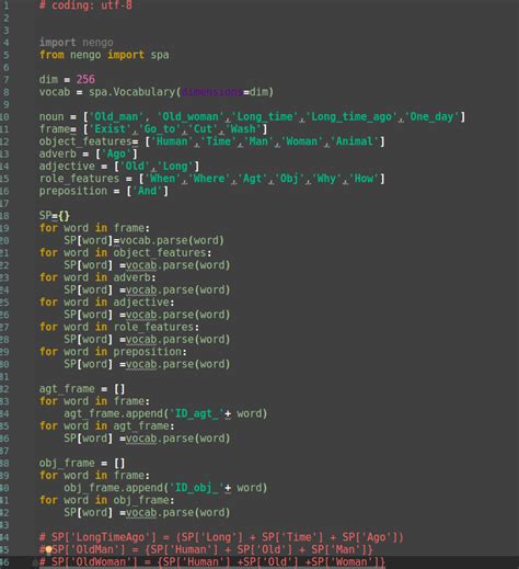 how to generate word vectors with sp semantic pointer architecture