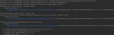 Validation Failed 1 Change Sets Check Sum Support Jmix