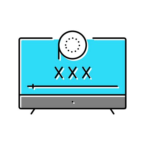 Porno Movie Color Icon Vector Illustration 18997423 Vector Art At Vecteezy