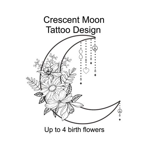 Moon Tattoo Drawing