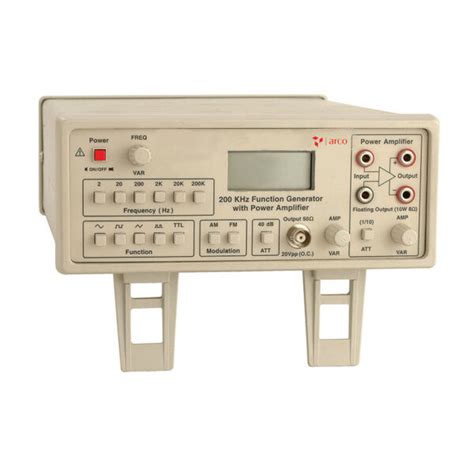 Function Generator With Power Amplifier Arihantlab