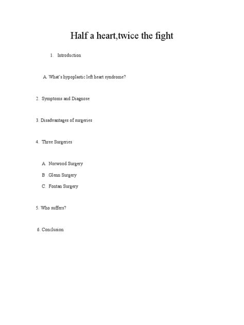 Hlhs Download Free Pdf Heart Lung