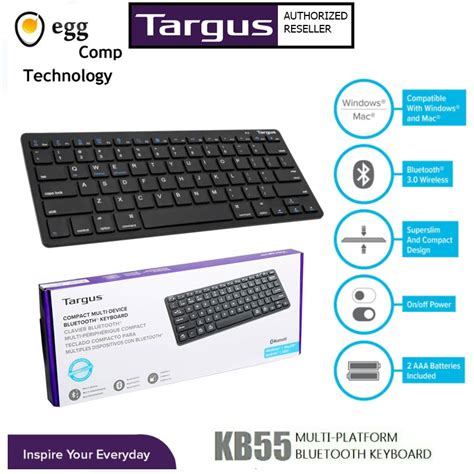 TARGUS KB MULTI PLAFFORM BLUETOOTH KEYBOARD Shopee Malaysia