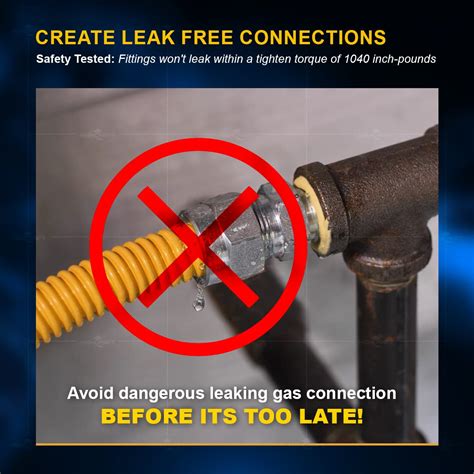 Gas Connector 24 Inch Yellow Coated Stainless Steel 3 8 Od Flexible Gas Hose