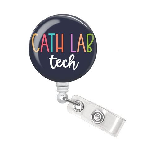 Cath Lab Badge Holder Cath Lab Badge Reel Cath Lab Tech Badge Reel Cardiac Cath Lab Tech