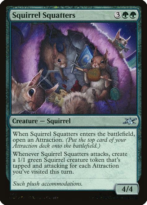 Squirrel Squatters Unf 442 Unfinity Galaxy Foil Uncommon Board